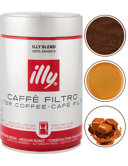 illy 250GR GROUND FILTER COFFEE CLASSIC ROAST